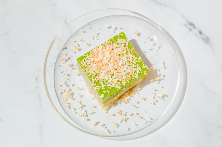 Matcha Yuzu Lemon Bars Recipe | Mizuba Tea Co.
