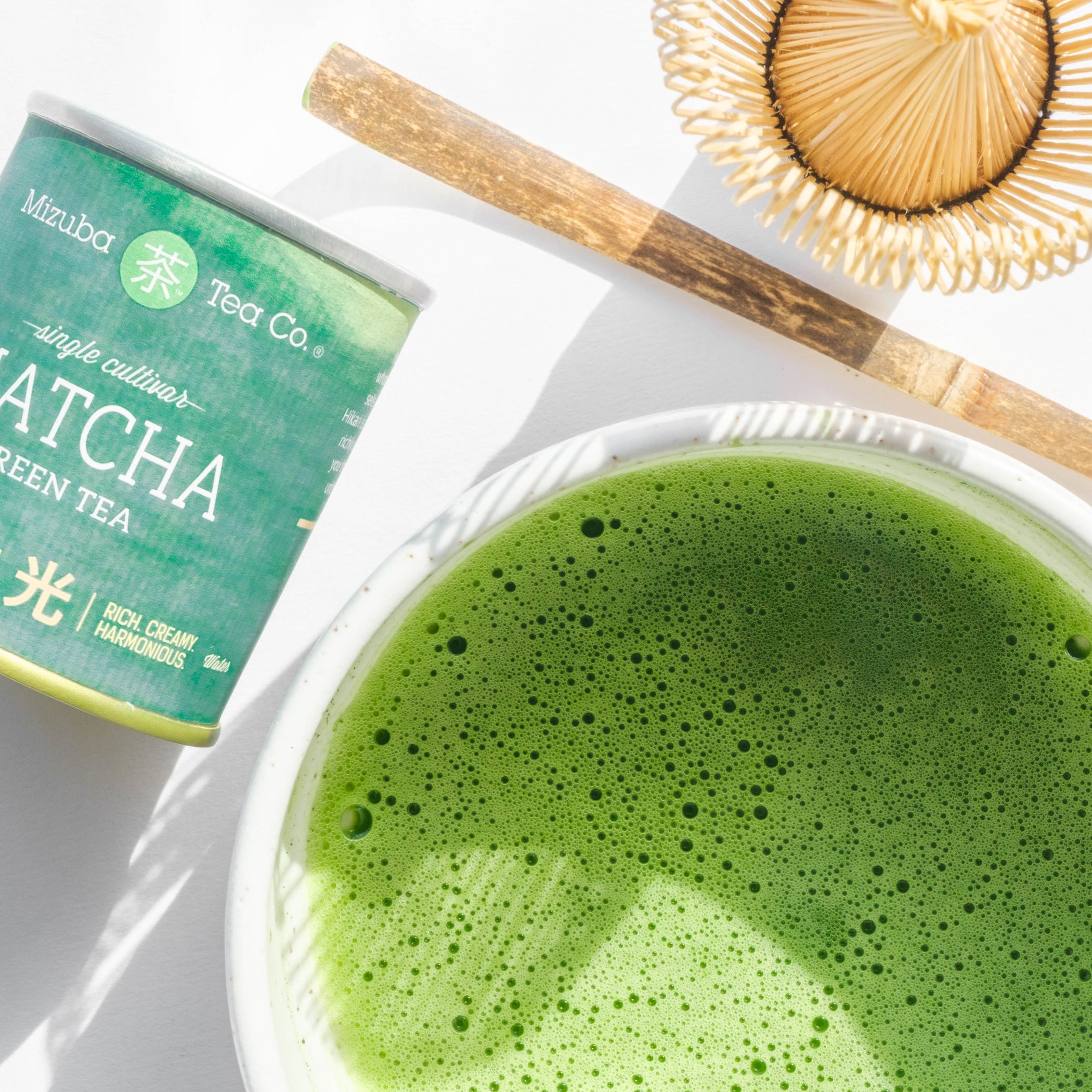 Ceremonial Uji Hikari Matcha. Single Origin Green Tea | Mizuba Tea Co.